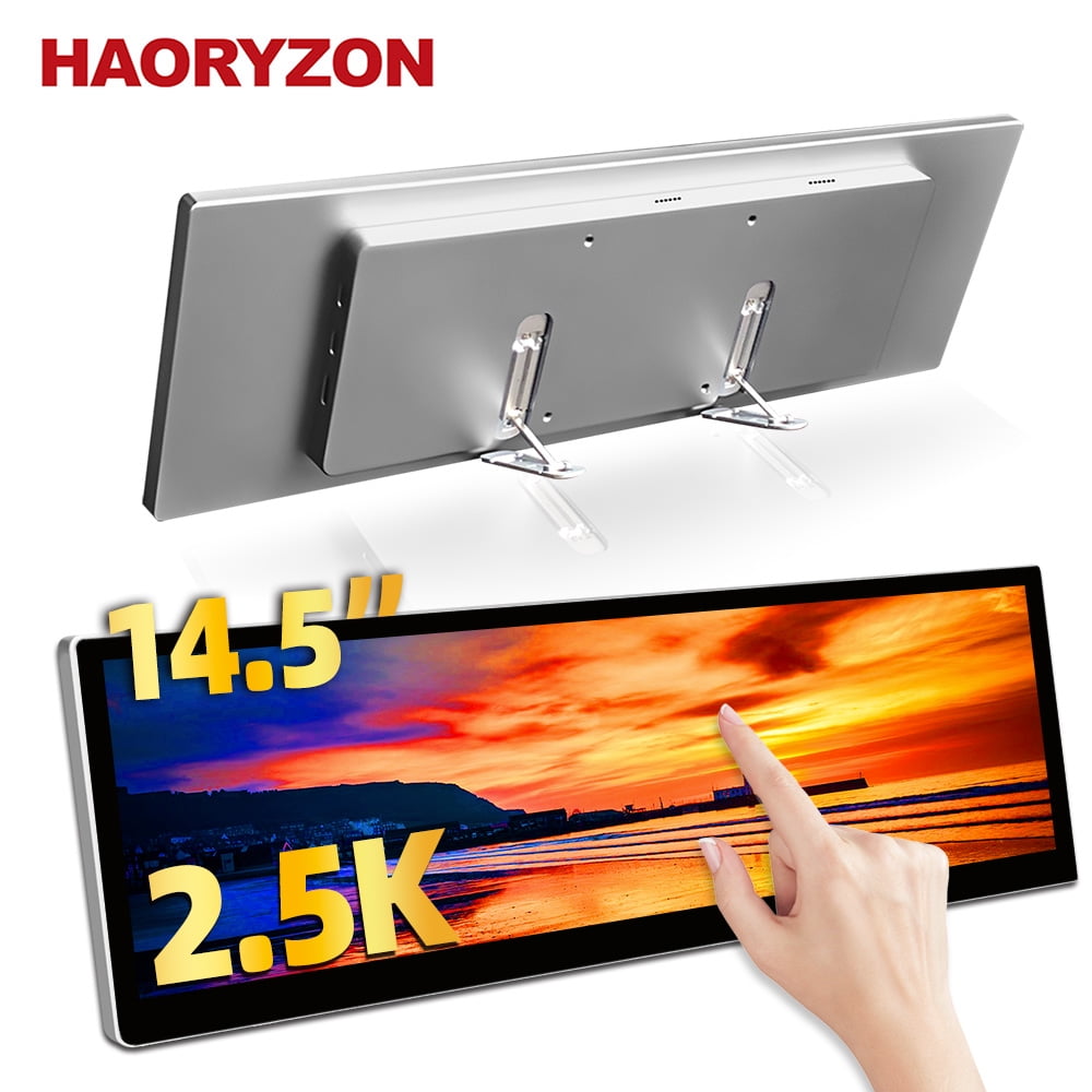 14.5 Inch 2.5K Portable Long Strip Touchscreen QHD 2560×720 IPS 10 ...
