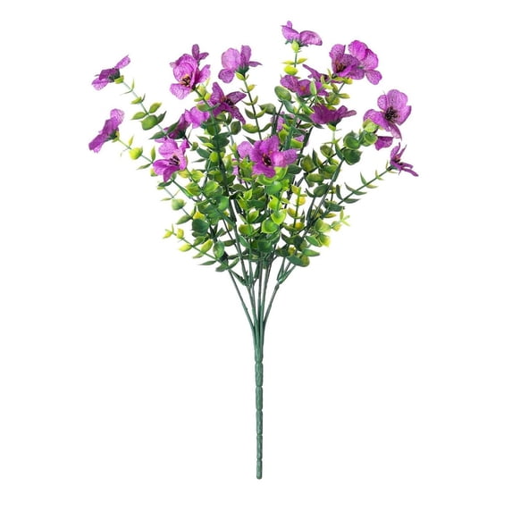 14.5 Inch Artificial Outdoor Flowers, Fake Plants for Porch, Garden ...