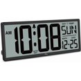 14.5'' Large Digital Wall Clock Battery Operated with Jumbo Numbers ...
