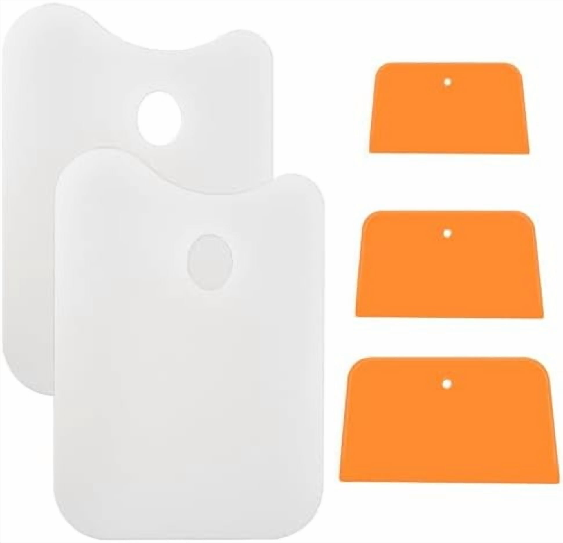 14.5" x 10" Body Filler Mixing Board with Body Filler Spreaders, 4, 5 ...