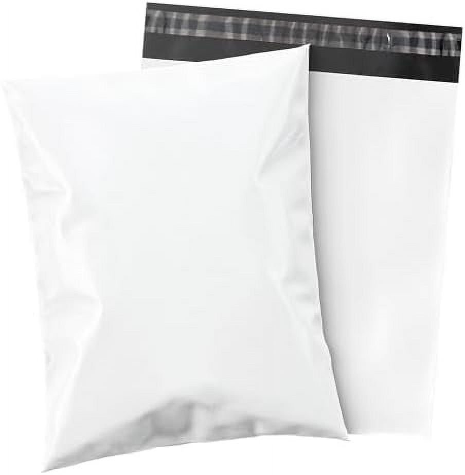 14.5 x 19 Glossy White Plastic Self Seal Poly Mailer Flat Bags ...