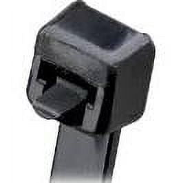 14" 50lb Black Pawl Releasable Cable Ties 100/bag Part #RT14-50-0C-.19 ...