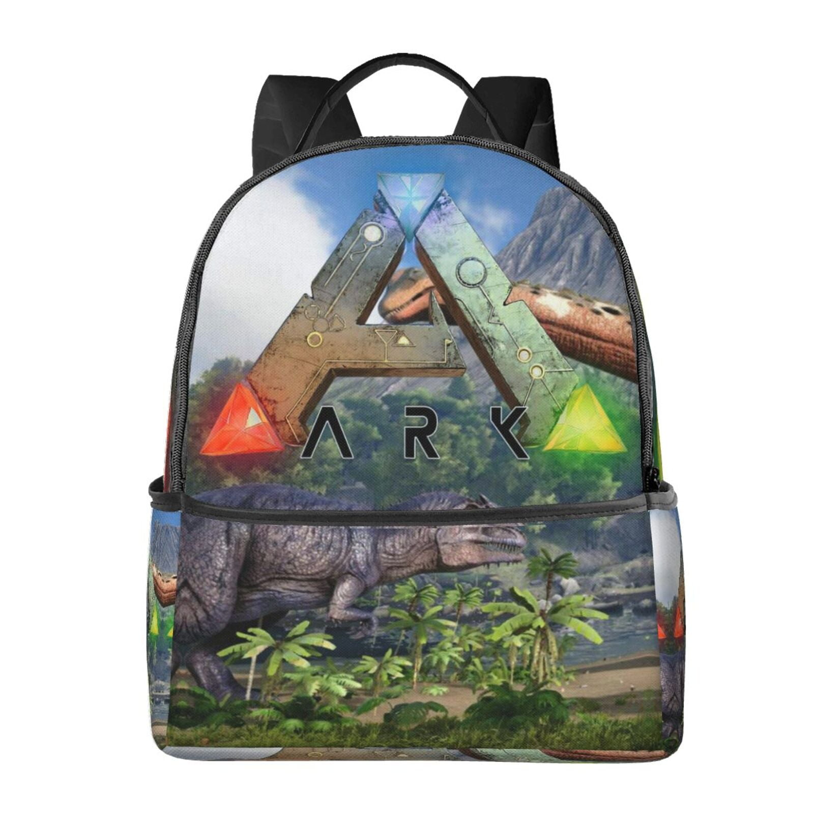 14.5In Ark Survival Backpack Leather Bag Lightweight Waterproof Bag ...