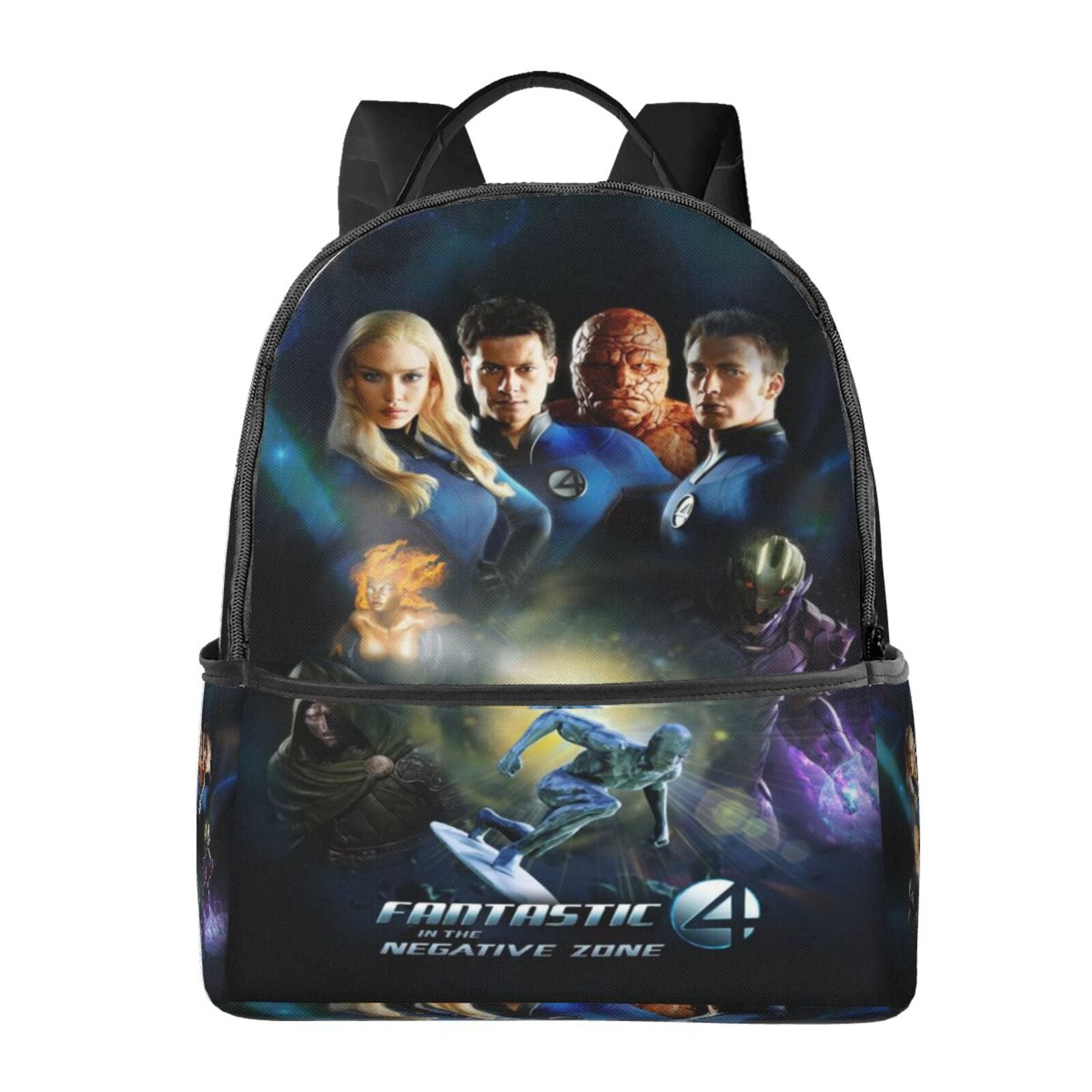 14.5In Fantas-tic F-ou Backpack Leather Bag Lightweight Waterproof Bag Laptop Backpack Season ...