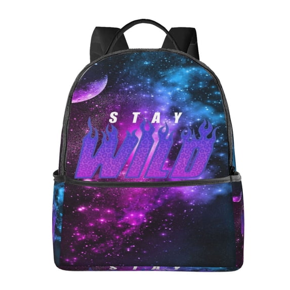 14.5in Ben Aze1 Art Stay Leopard Wild Backpack With Front Pocket ...