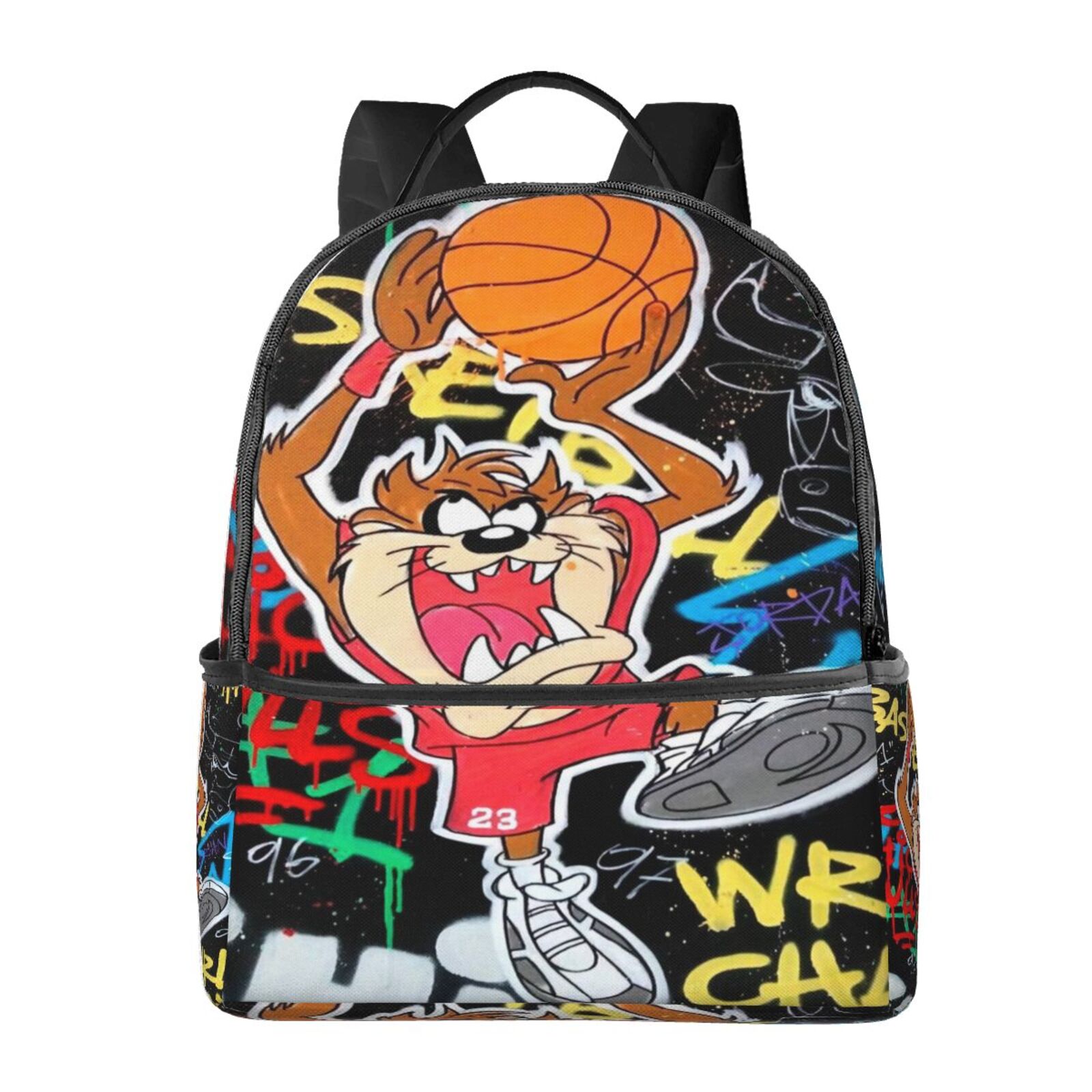 14.5in Cartoon Taz Animal Mania Backpac Daypack Cute Travel Bag Funny ...