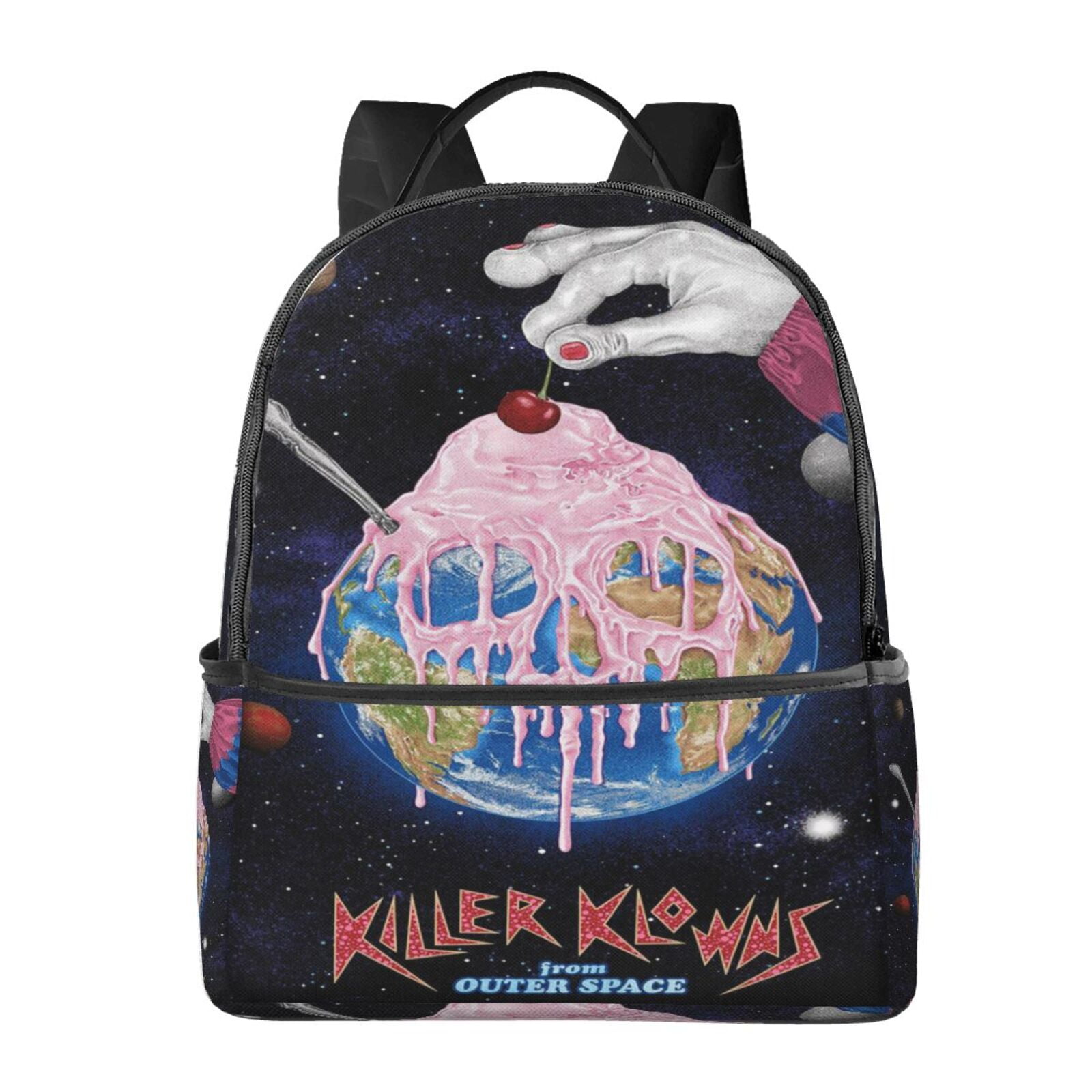 14.5in Killer Klowns Backpack With Front Pocket School Bag For Kids ...
