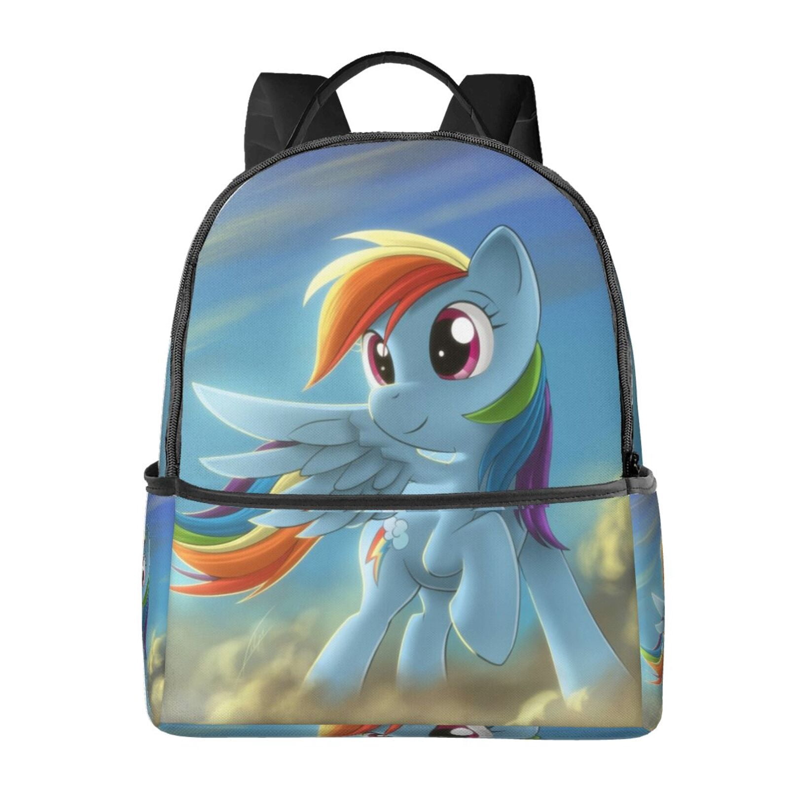 14.5In My Lit-tle Pony Backpack Bookbag Lightweight Laptop Bag Daypack ...