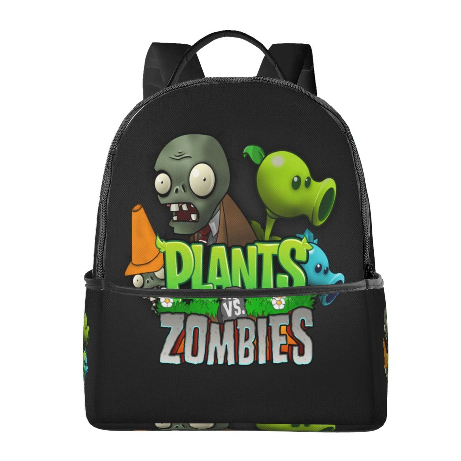 14.5In Plants vs Zombi-e Backpac Lightweight Backpac Portable Outdoor ...