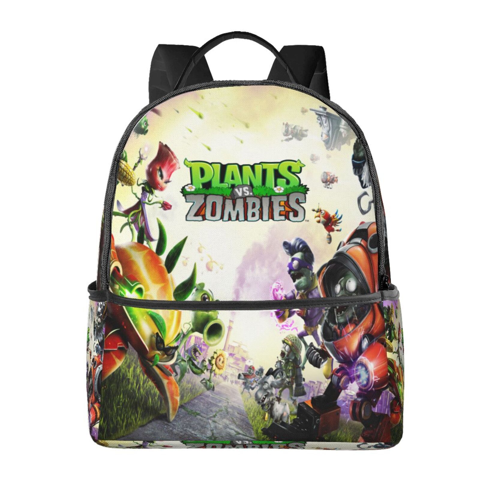 14.5In Plants Vs Zombies Backpac Lightweight Backpac Outdoor Travel ...