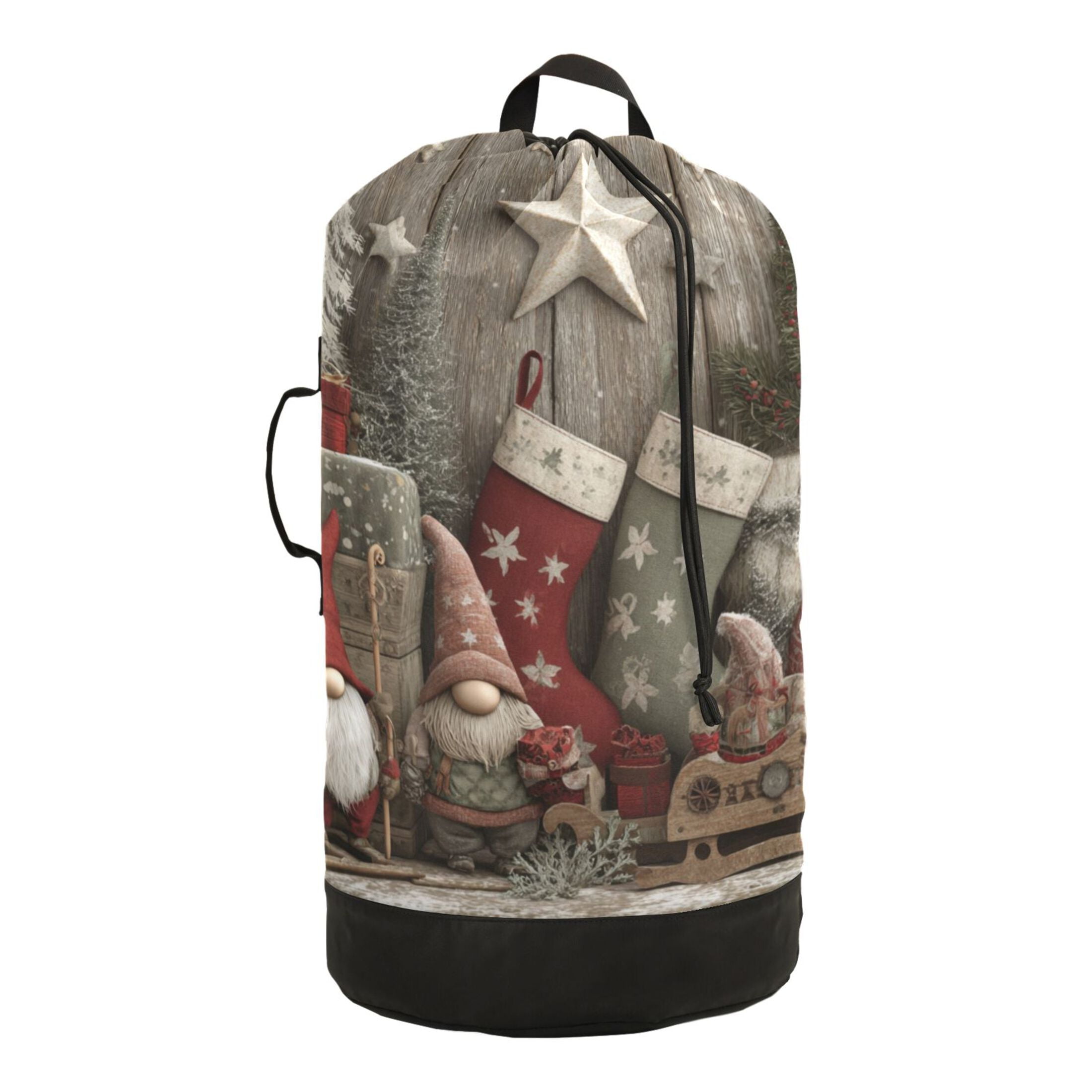 14.5x29.3in Laundry Backpack Bag with Drawstring & Adjustable Straps ...