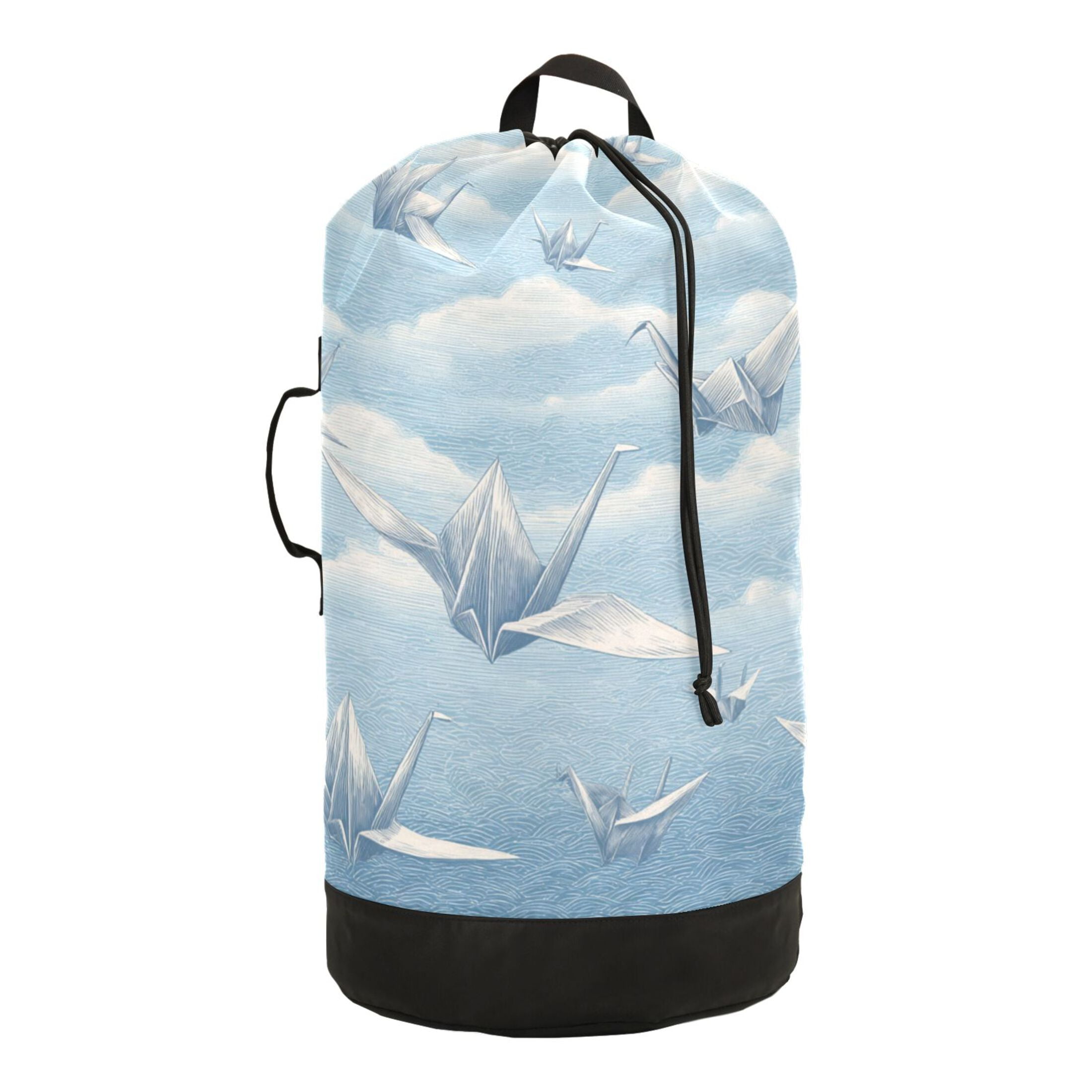 14.5x29.3in Laundry Backpack Bag with Drawstring & Adjustable Straps ...