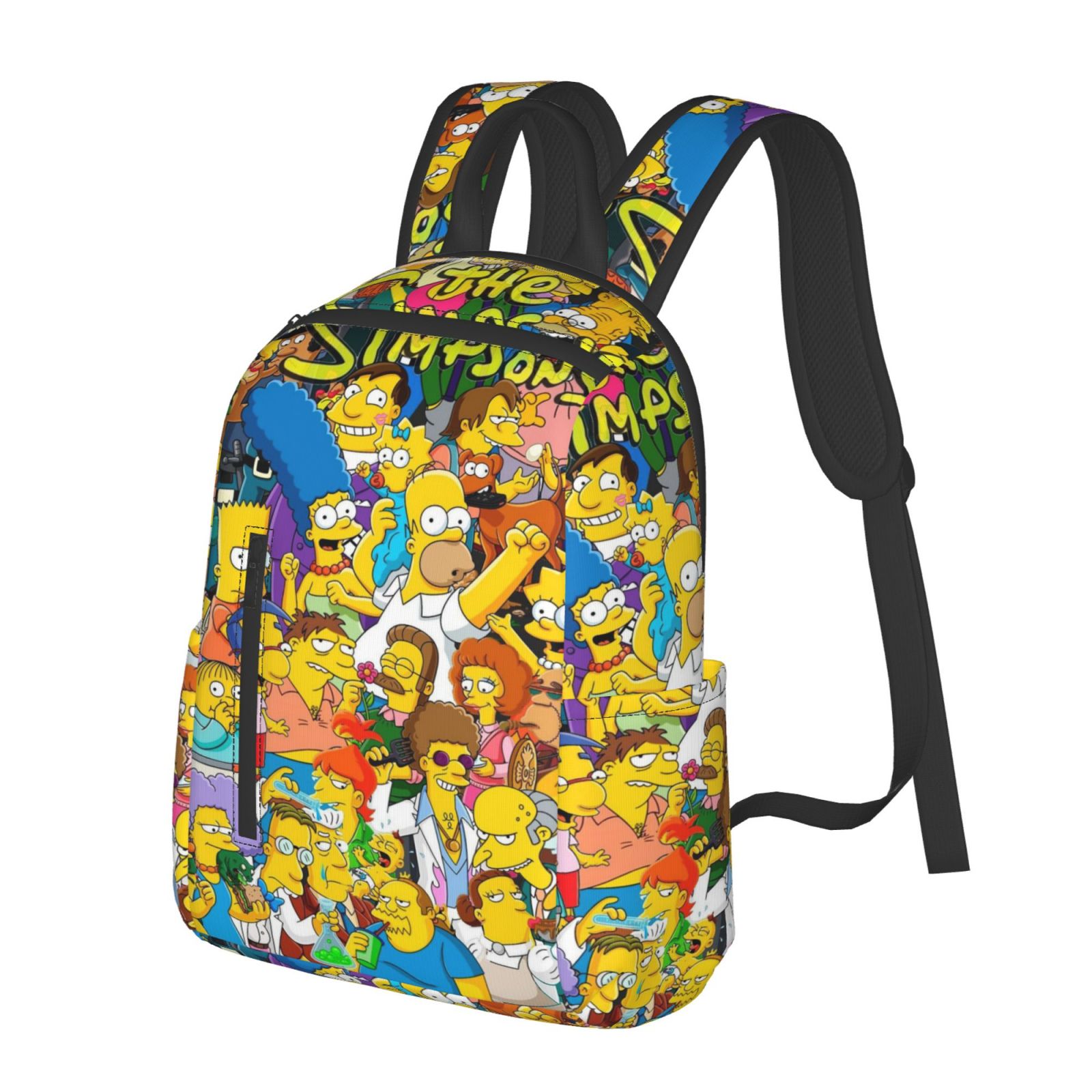 14.7In Simp-son Backpack Lightweight Laptop Backpack Casual Daypack ...