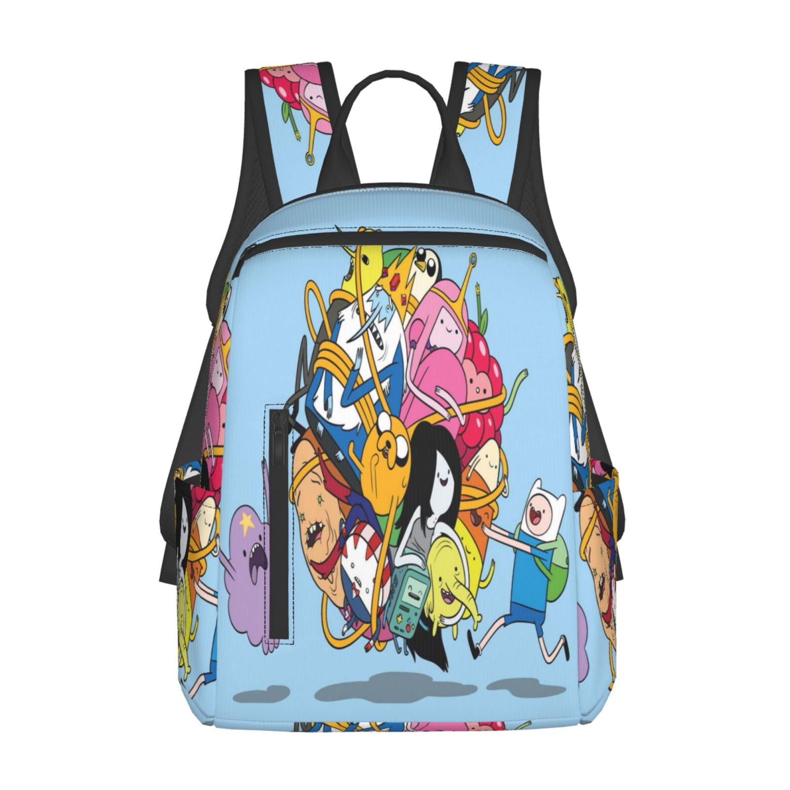 14.7in Adventure Cartoon Time Backpack Lightweight Bookbag Travel ...