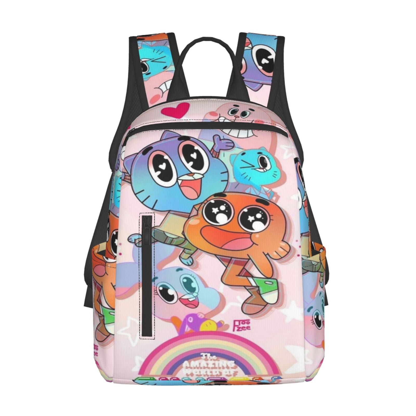 14.7in Amazing World Of Gumball Backpack Cute Cartoon Lightweight ...