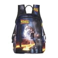 14.7in Back T0 Movie Future Backpack Bookbag Casual Large Laptop ...