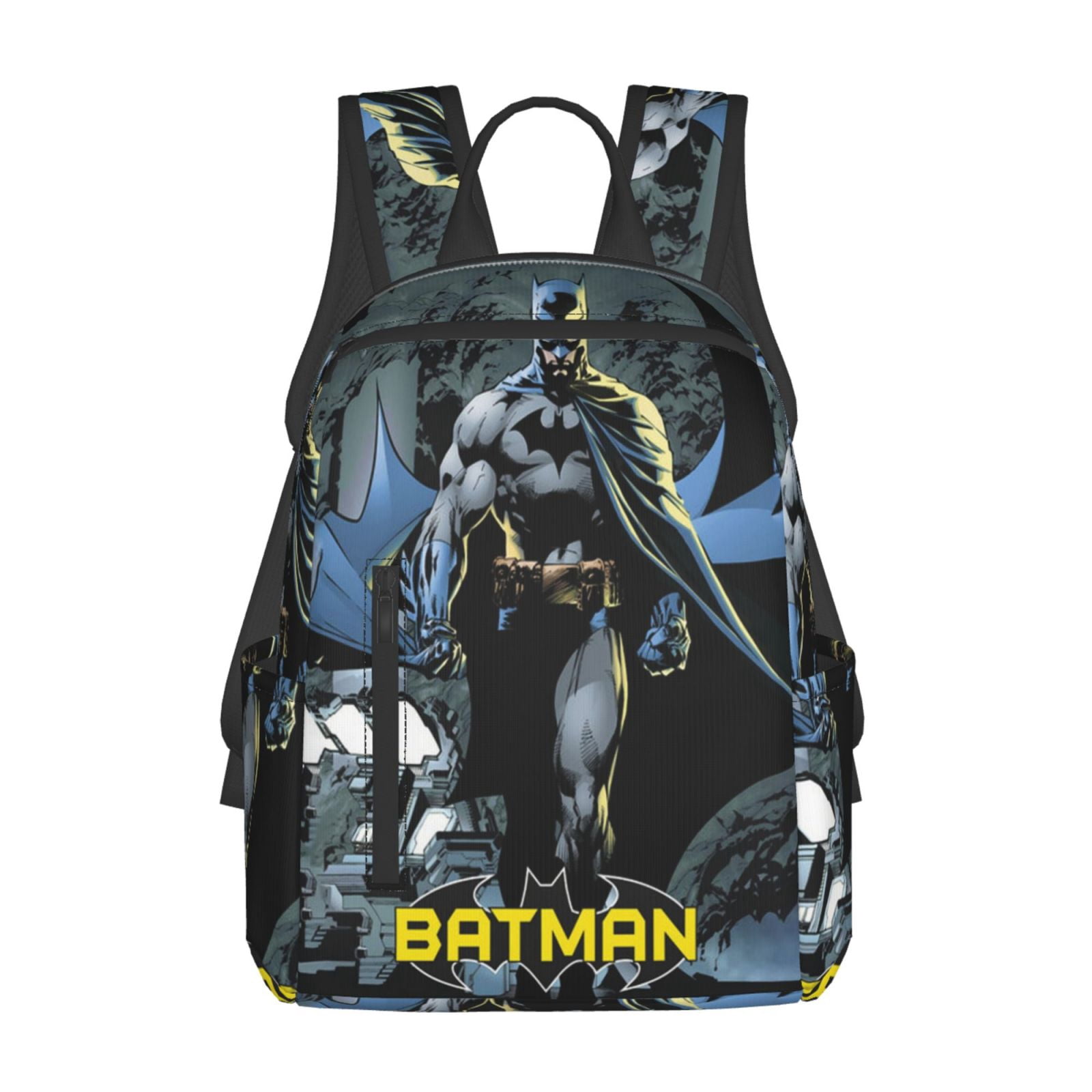 14.7in Bat-,Menn Backpack Bookbag Casual Large Laptop Lightweight ...