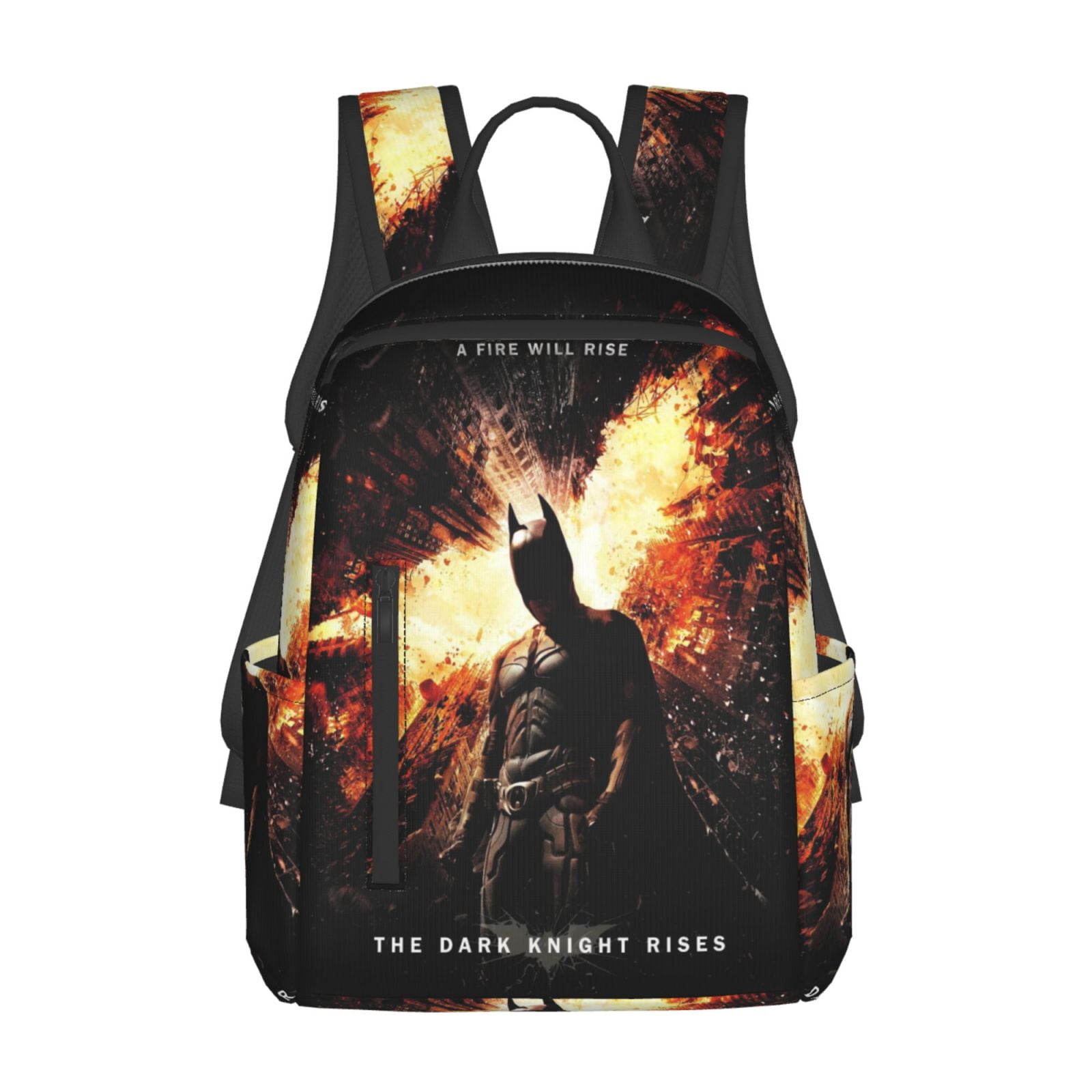 14.7in Bat-,Menn Backpack Bookbag Casual Large Laptop Lightweight ...