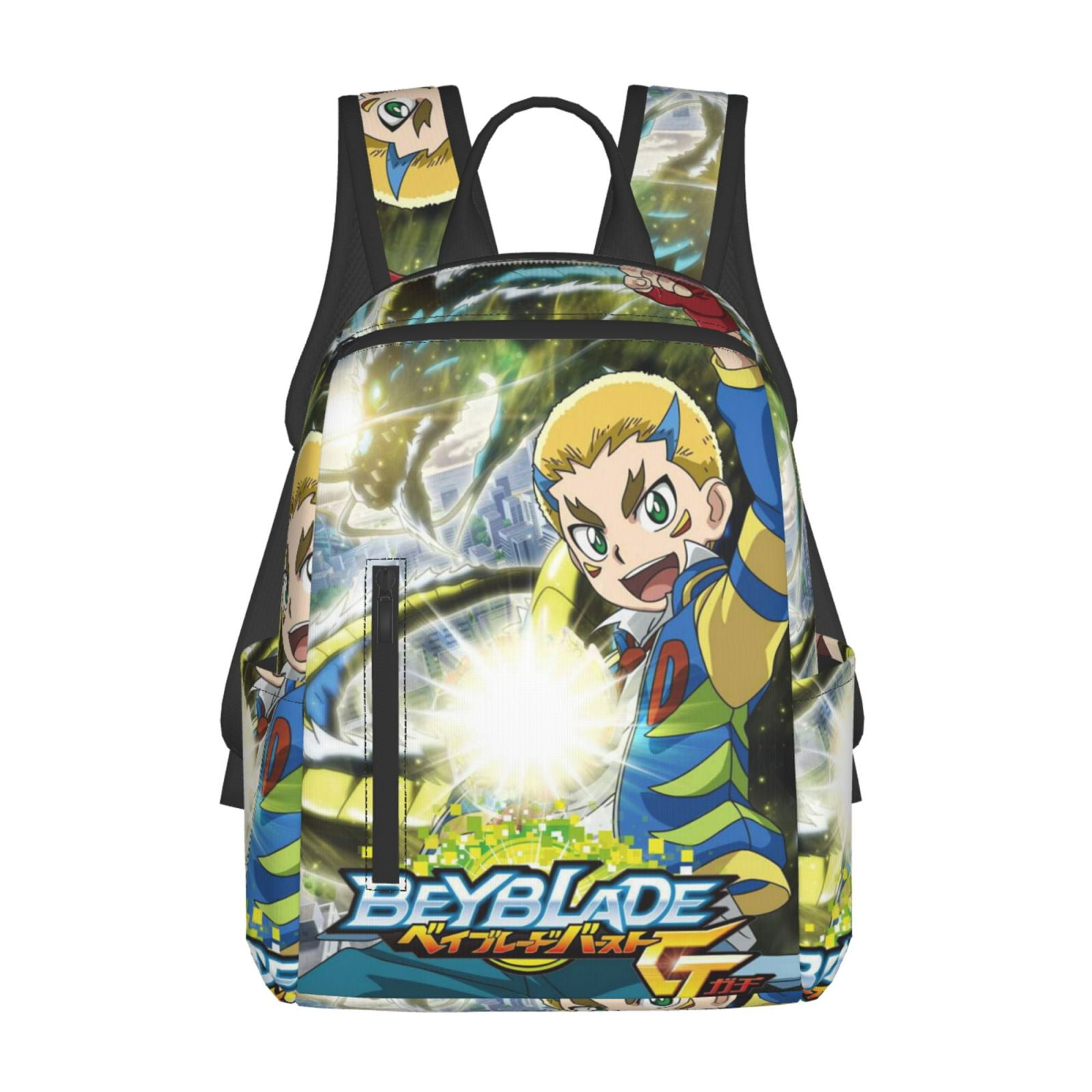 14.7in Beyblade Burst Backpacks Cute Laptop Bag Cartoon Bags Bookbag ...