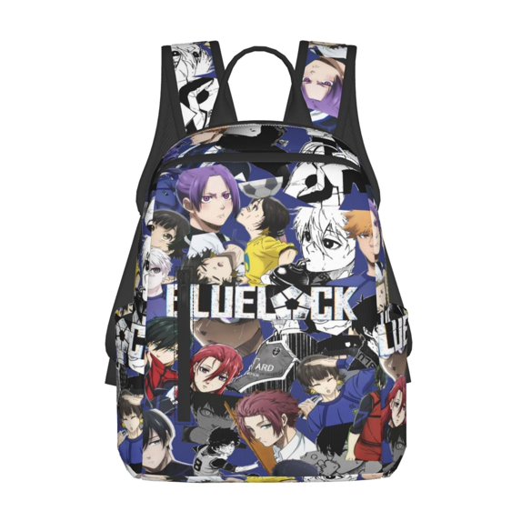 14.7in Blue Ball Loc-,K Backpack Bookbag Casual Large Laptop ...