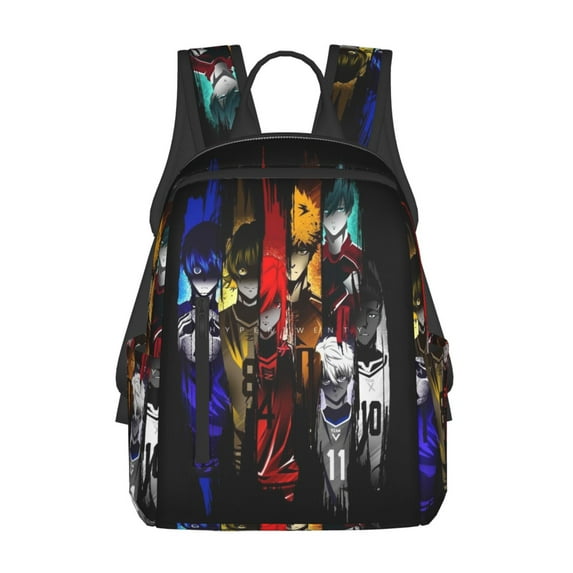 14.7in Blue Ball Loc-,K Backpack Bookbag Casual Large Laptop ...