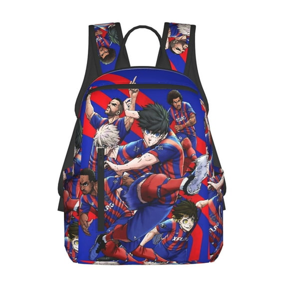 14.7in Blue Ball Loc-,K Backpack Bookbag Casual Large Laptop ...