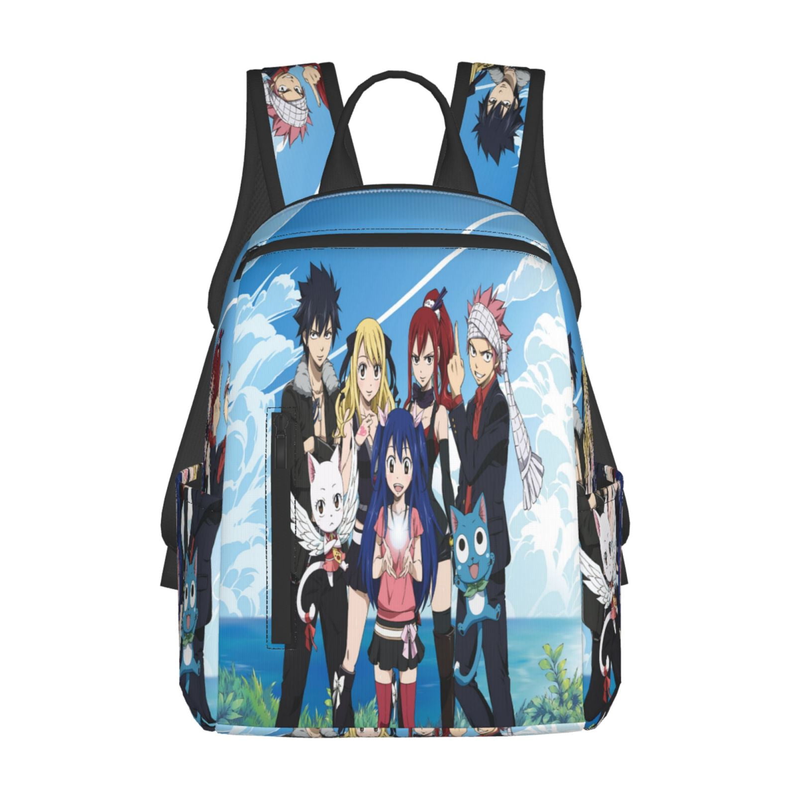 14.7In Fairy Tail Backpac Bookbag Casual Large Laptop Lightweight ...