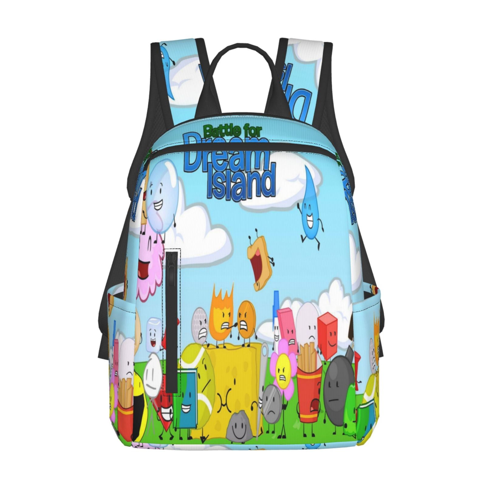 14.7in Game Bfdi Battle For Dream Island Backpack With Front Pocket ...