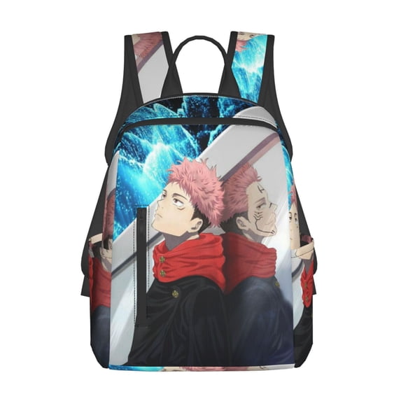 14.7in Jujutsu Anime Kaisen Backpack Lightweight Bookbag Travel Laptop ...