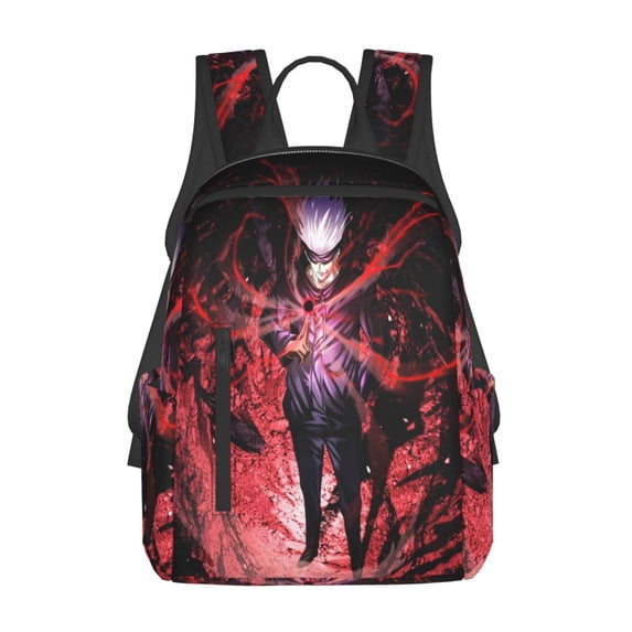 14.7in Jujutsu Anime Kaisen Backpack Lightweight Bookbag Travel Laptop ...
