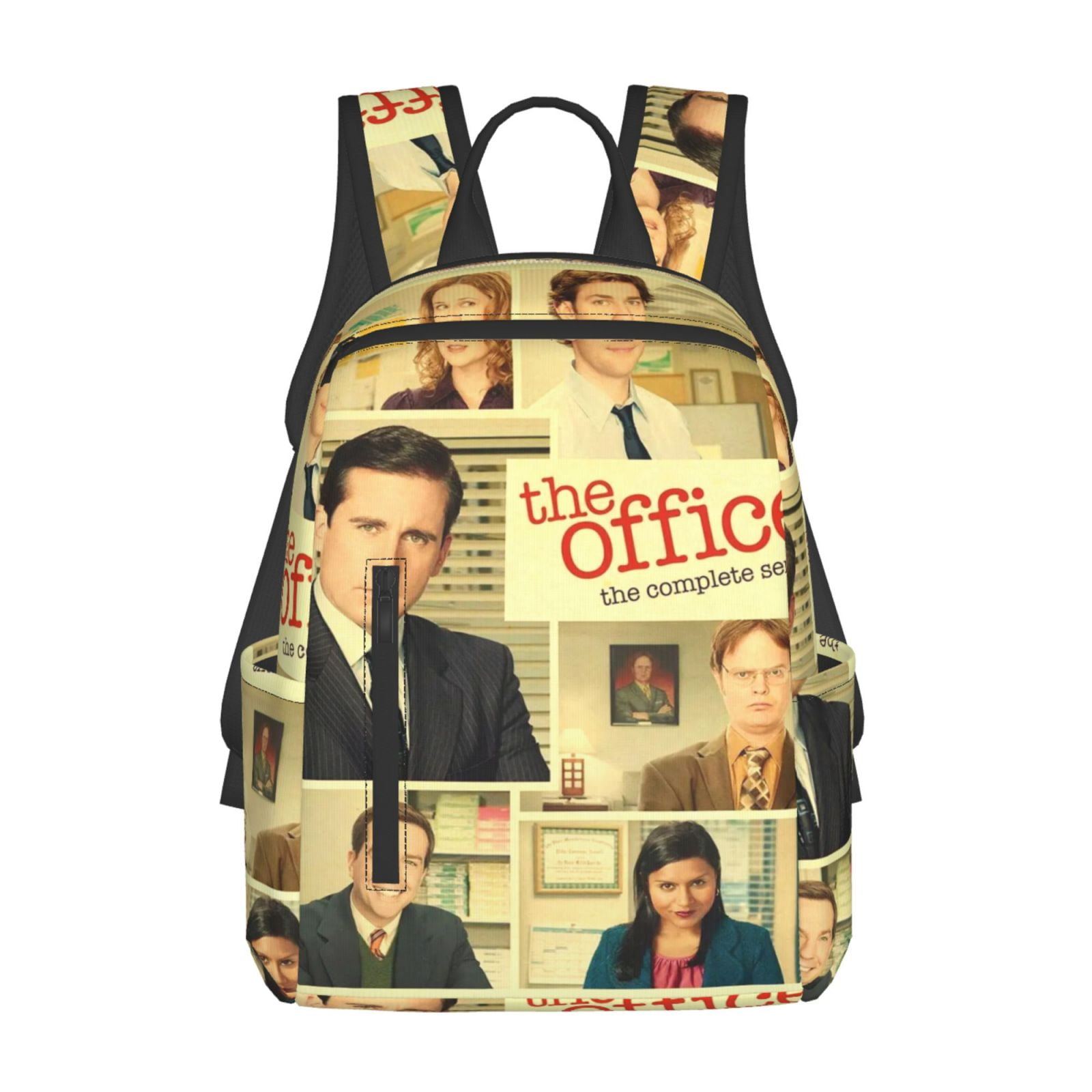 14.7in Office TV Show Backpacks Cute Laptop Bag Cartoon Bags Bookbag ...