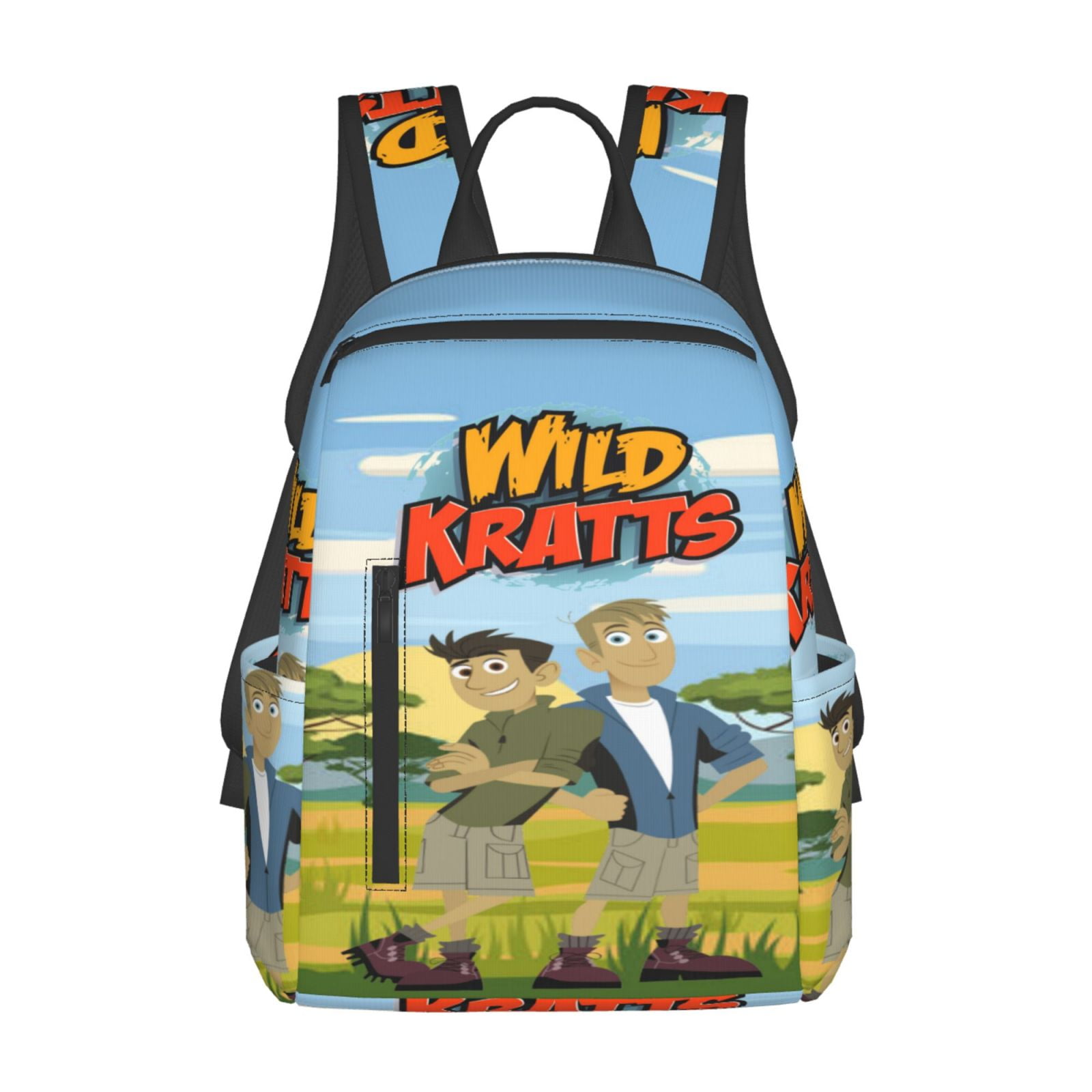 14.7in Wild Kratts Backpacks Cute Laptop Bag Cartoon Bags Bookbag ...