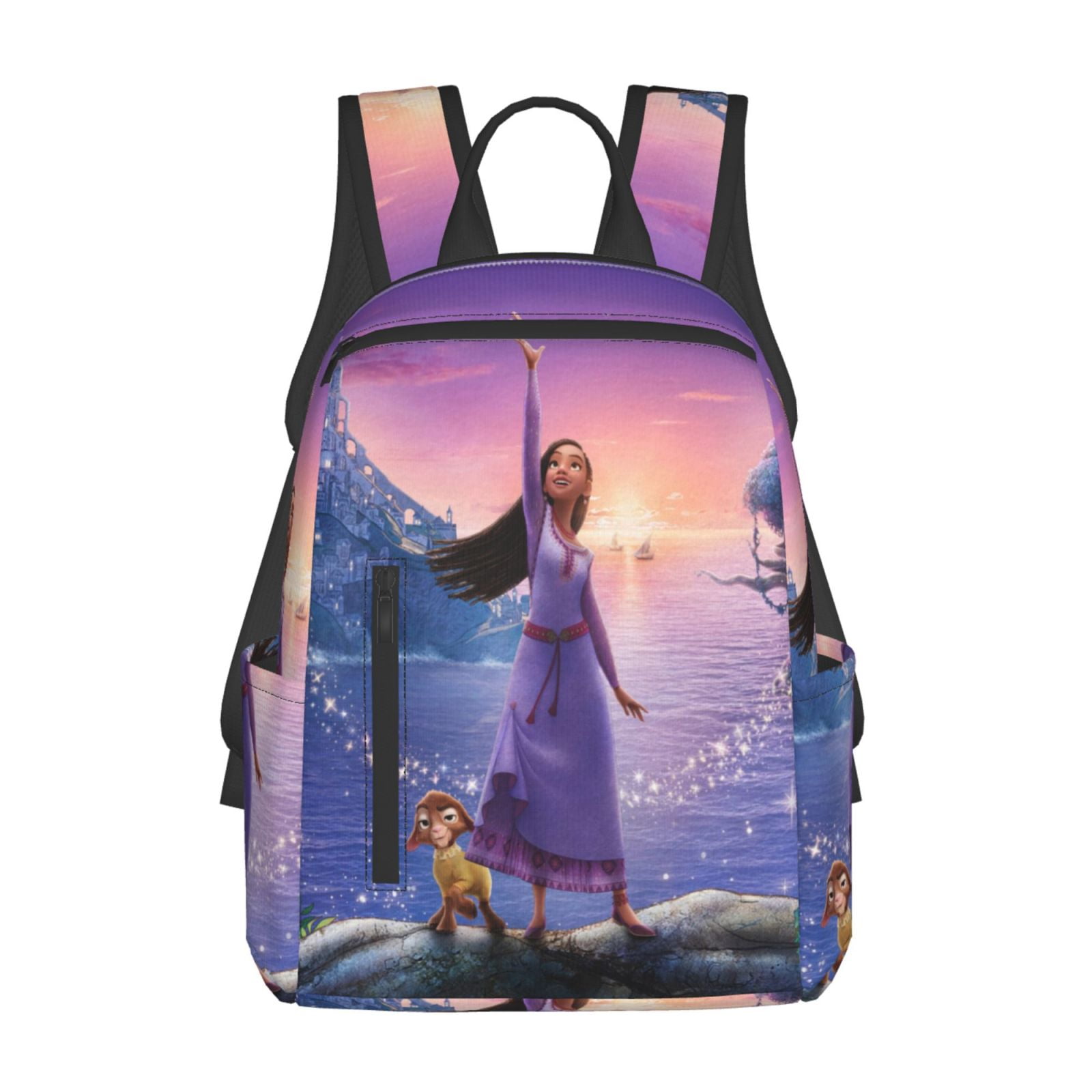 14.7In Wis-h Backpac Cute Cartoon Lightweight Backpac Outdoor Travel ...