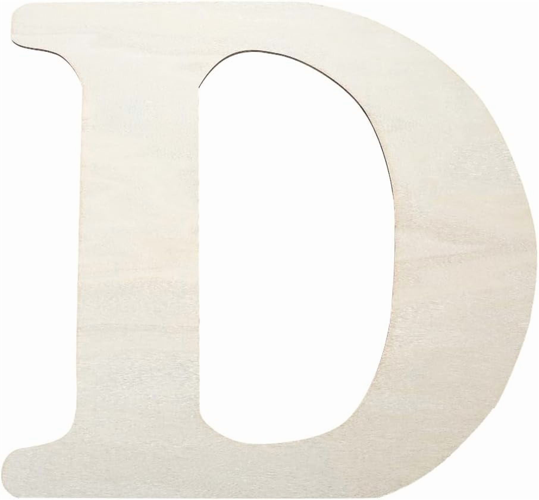 14.8 x 15.3 Inch Wooden Letter D Wood Letter Cut Outs Blank MDF Large ...