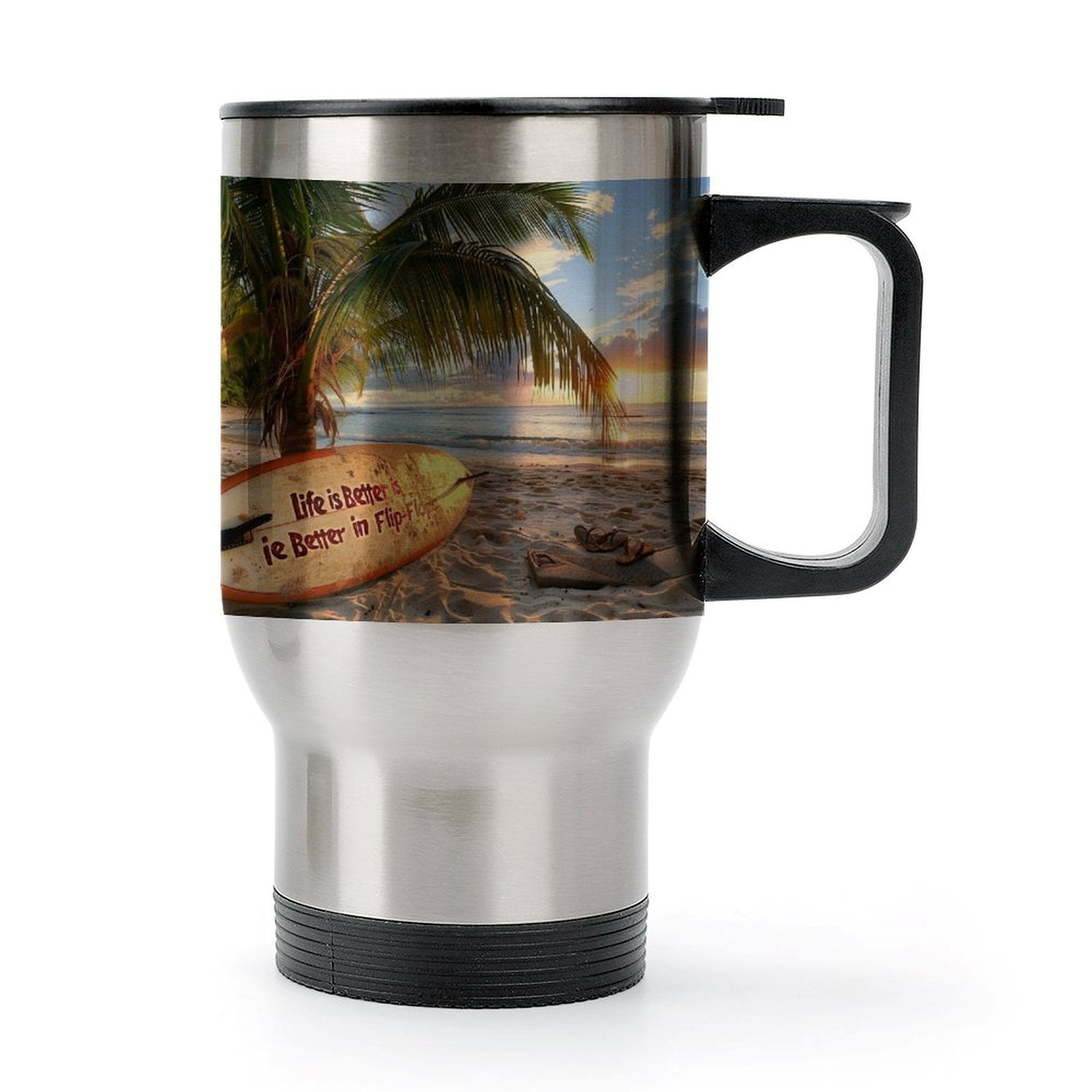 14.9 oz Coffee Mug, Vacuum Insulated Camping Mug with Lid, Double Wall ...