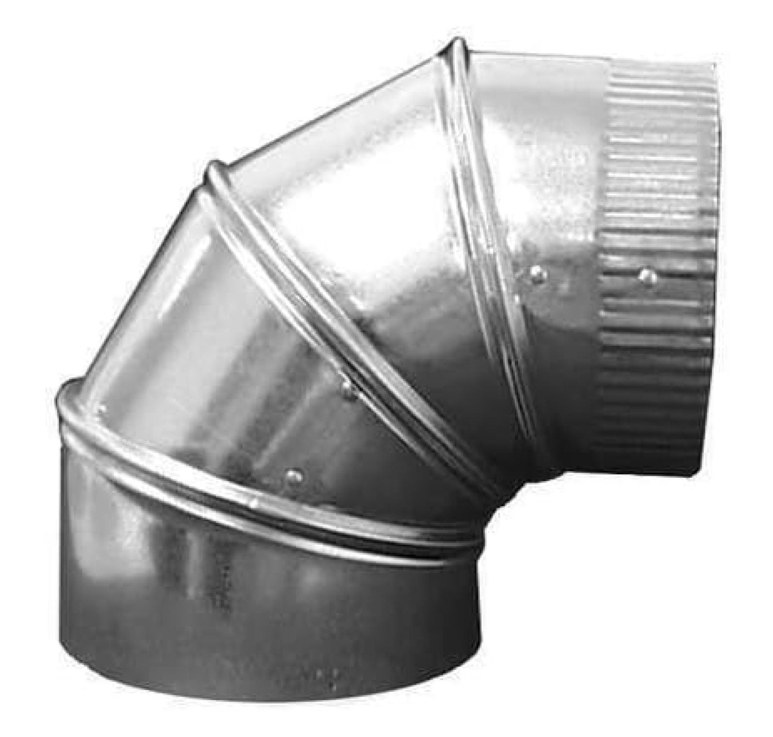 14" 90 Deg. Elbow Round Duct Fitting, 26 ga. - Walmart.com
