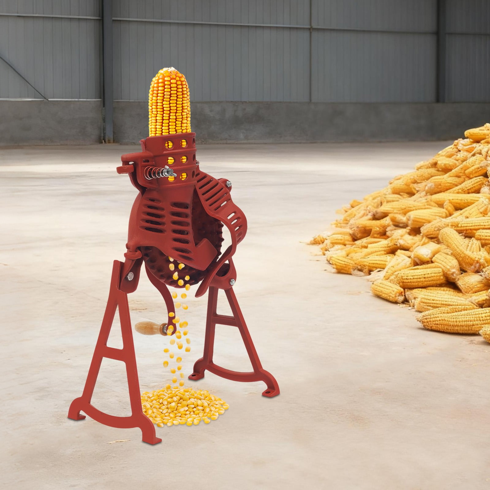14.96*7.87*16.53 High Efficiency Simple Installation Hand Crank Corn ...