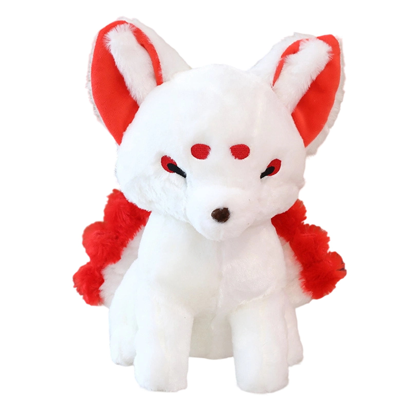 14.96Inch Cute Nine-Tailed Fox Stuffed Animals Toy, Red Fox Plush Toy ...