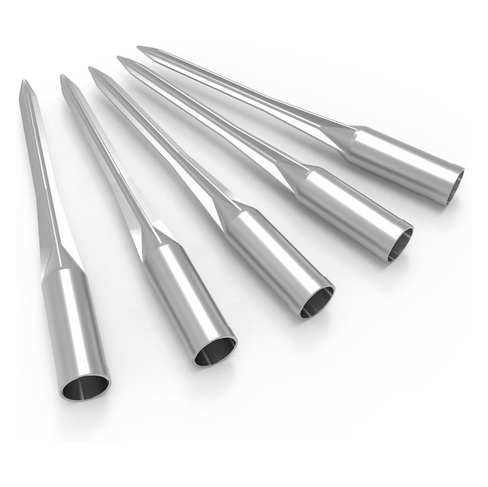 14" Aluminium Fence Post Anchor Ground Spike, 1-5/16" Inner Diameter ...