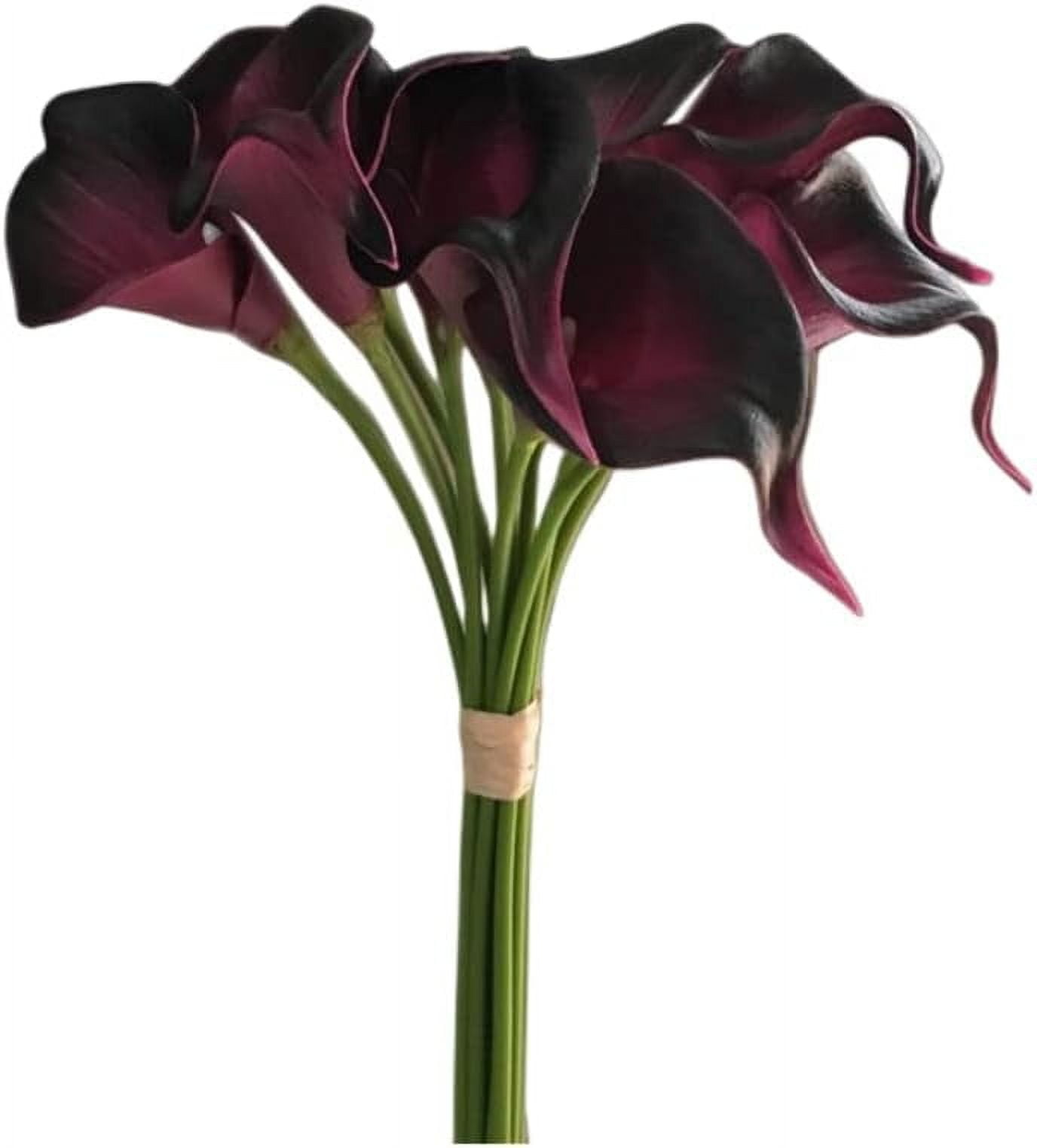 14"Artificial Calla Lily Flowers,12 Single Heads PU Flower Small Flower ...