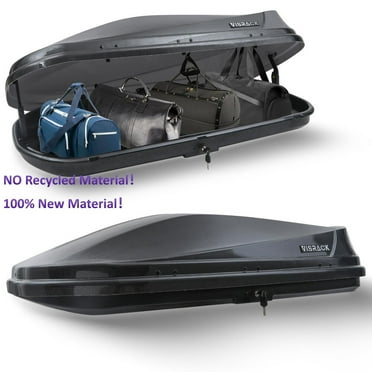 SportRack SR7018 Vista XL Roof-Mount Cargo Box, 18 Cubic Feet, Black ...