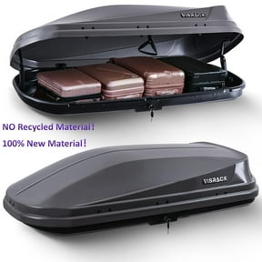 Goplus 14 Cu Ft Rooftop Cargo Box - Heavy Duty, Dual-Sided Opening ...