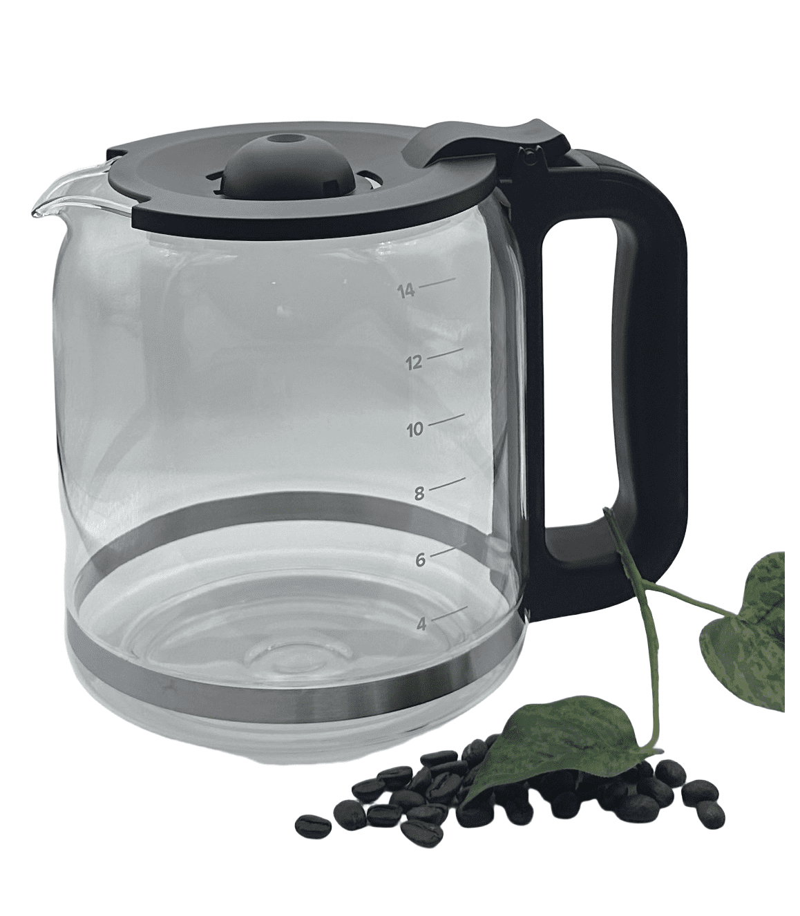 cupall 14-Cup Glass Coffee Carafe Compatible with Ninja Coffee Maker ...