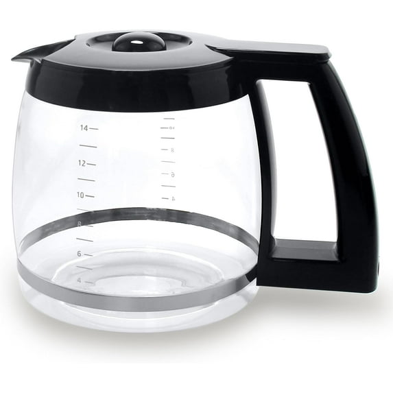 14-Cup Glass Replacement Coffee Carafe Compatible with Maker Models DCC ...
