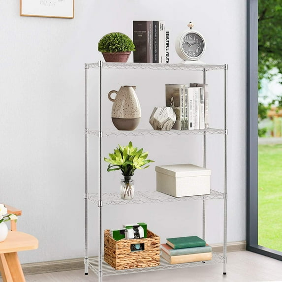 14" D×36" W×54" H Commercial Wire Shelving Unit Metal Shelf with 4 Tier ...