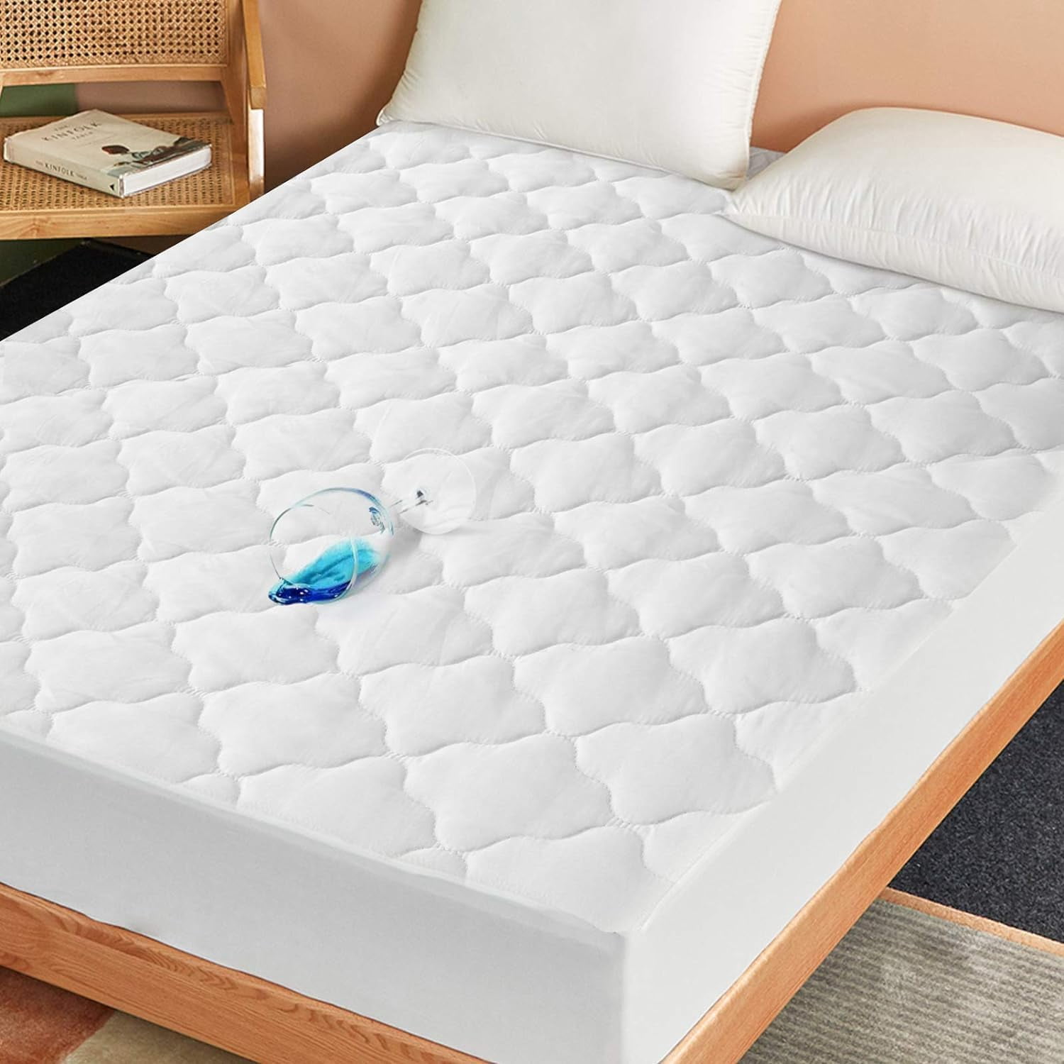 14" Deep Pocket Short King RV Mattress Cover - Quilted Waterproof ...