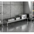 14" Deep x 72" Wide x 8" Height 1-Tier Wire Shelving Kit, Commercial ...