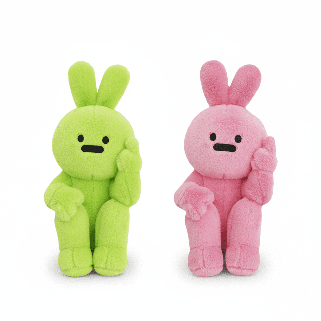14" Easter Bunny Plush Toy - Huggable Rabbit with Simple Face,Soft ...