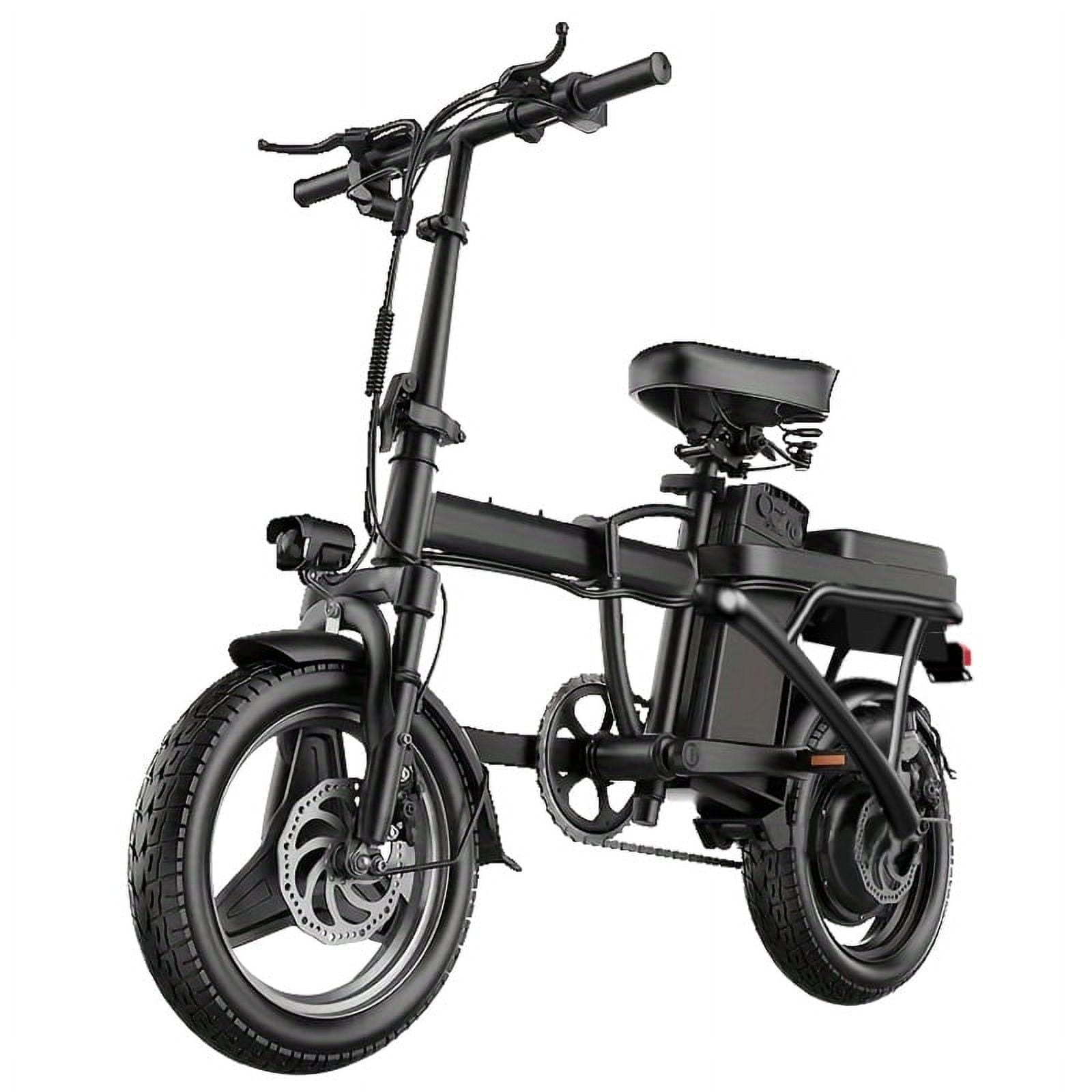 14'' Ebike 500W Electric Bike For Adults Urban Commuter Ebike 20MPH 3 Riding Modes Mini Electric ...