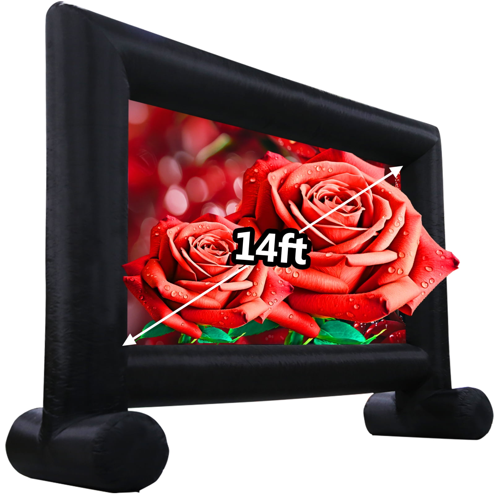 14 Feet Inflatable Projector Screen Outside Blow Up Movie Screen ...